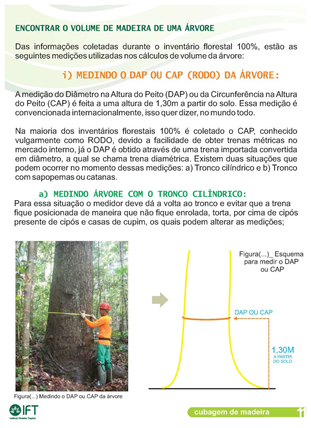 IFT | Cartilha – Dendrometria básica aplicada em florestas naturais da ...