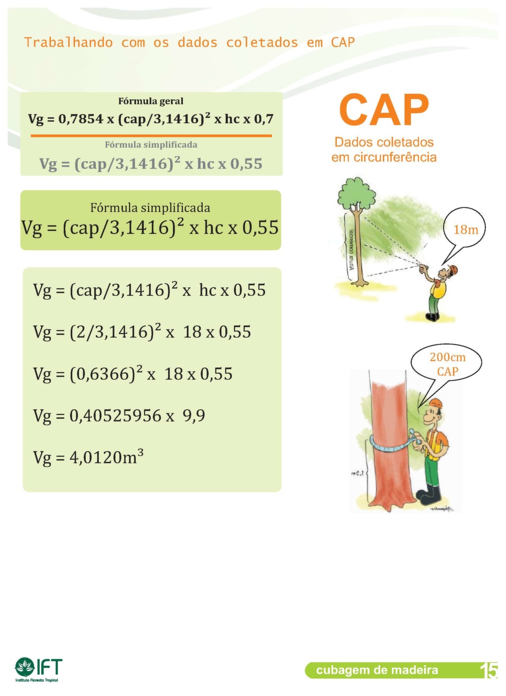 IFT | Cartilha – Dendrometria básica aplicada em florestas naturais da ...