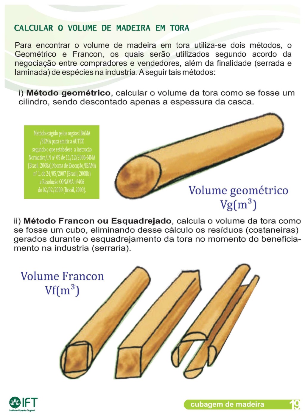 IFT | Cartilha – Dendrometria básica aplicada em florestas naturais da ...